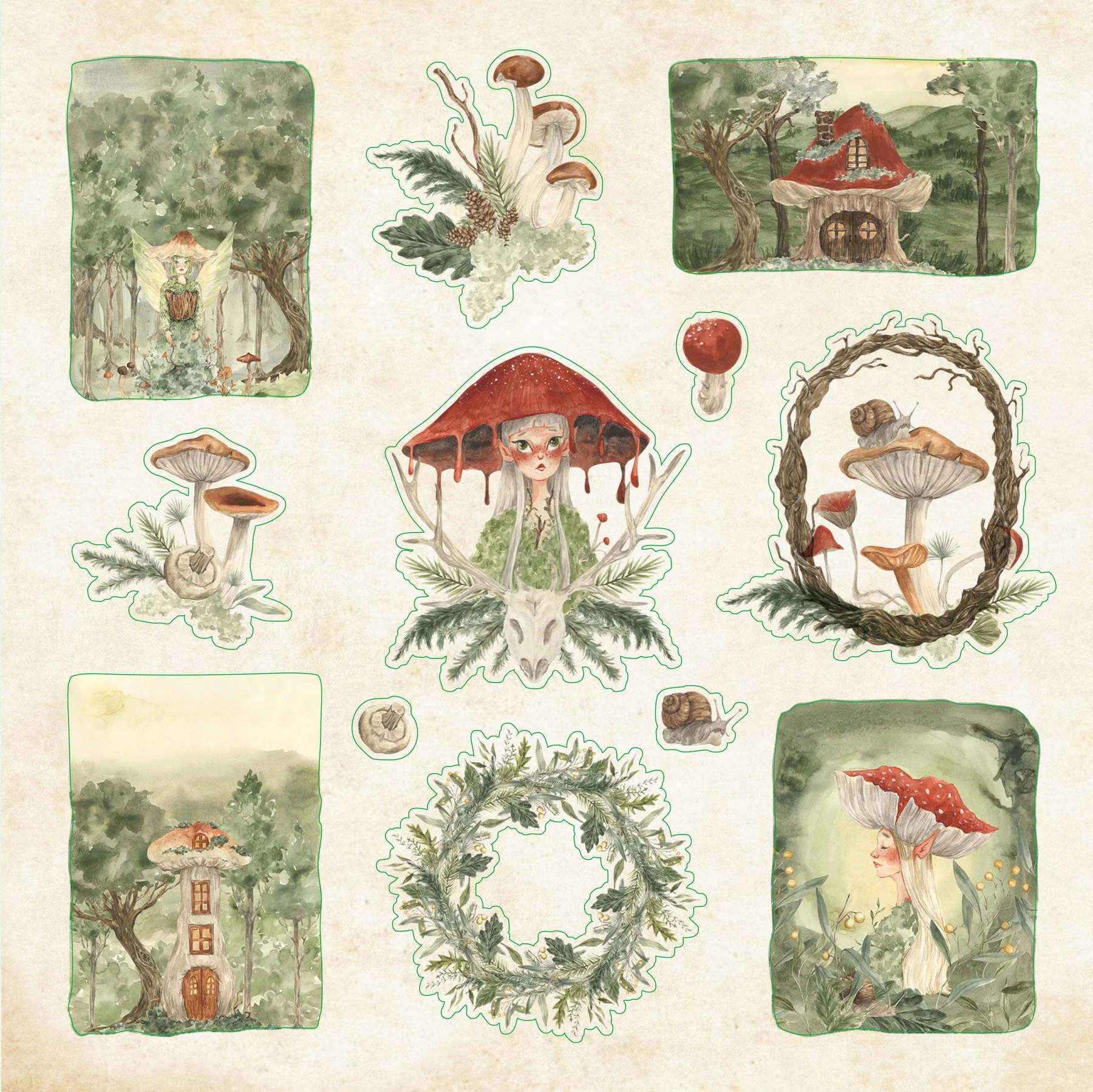 Enchanted Forest Sticker Book - paperme.se