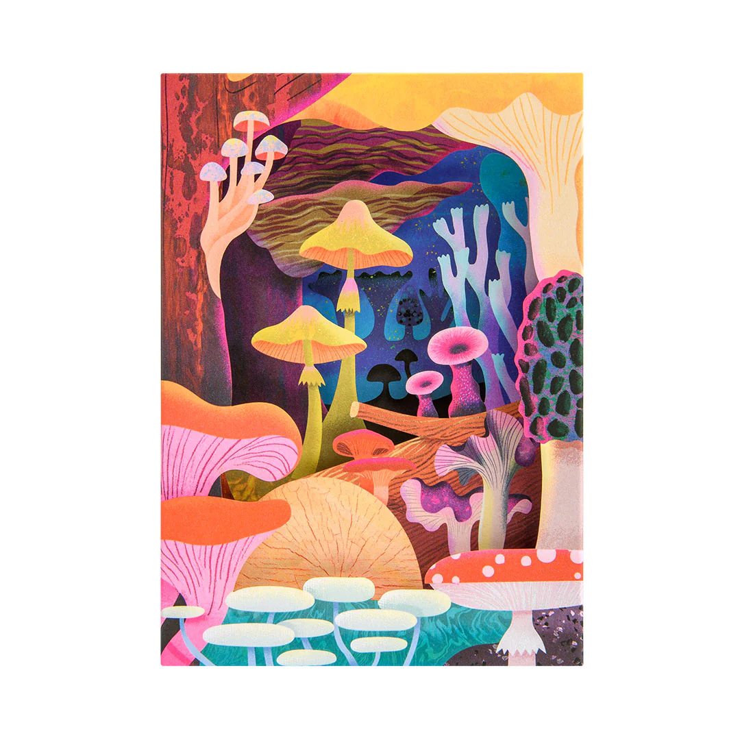 Fungi, Greeting Card - Layers (3D) - paperme.se