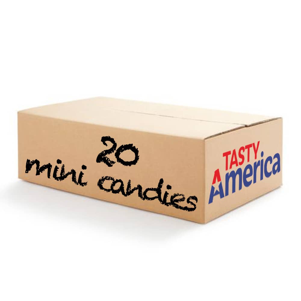 20 Mini Candies Mystery Mix - Tasty America - Internationella klassiker ...
