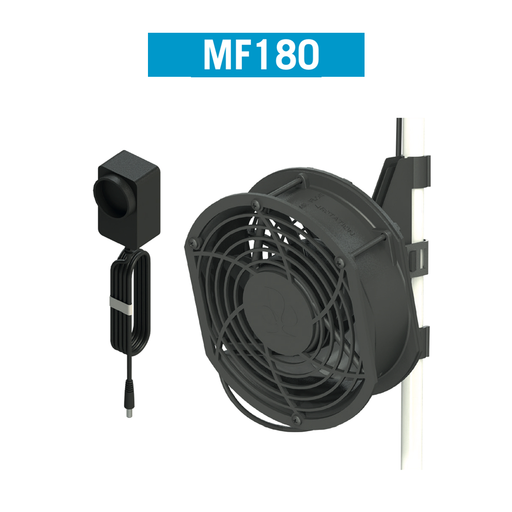 SJ Monkey Fan 120mm cirkulationsfläkt - 24v 1,5W | Ventilation för ...