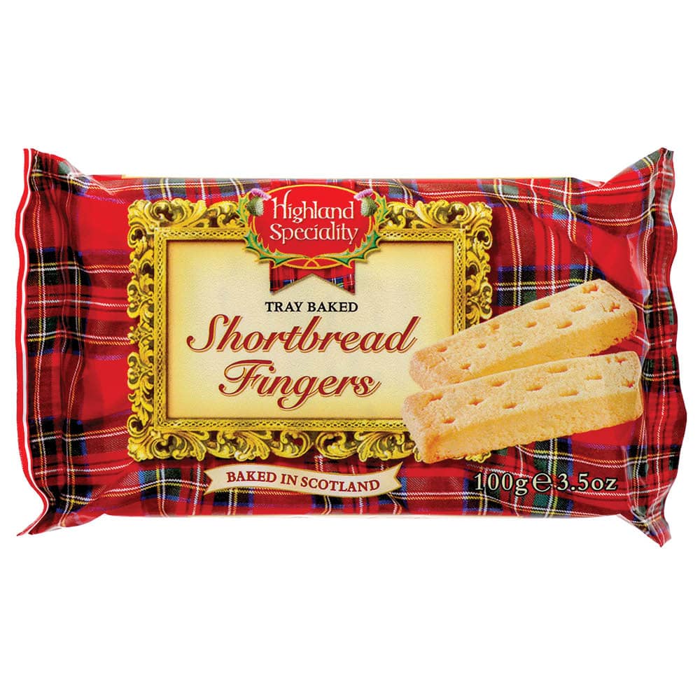 Highland Specialty Tray Baked Shortbread Fingers 100g - Tasty America ...
