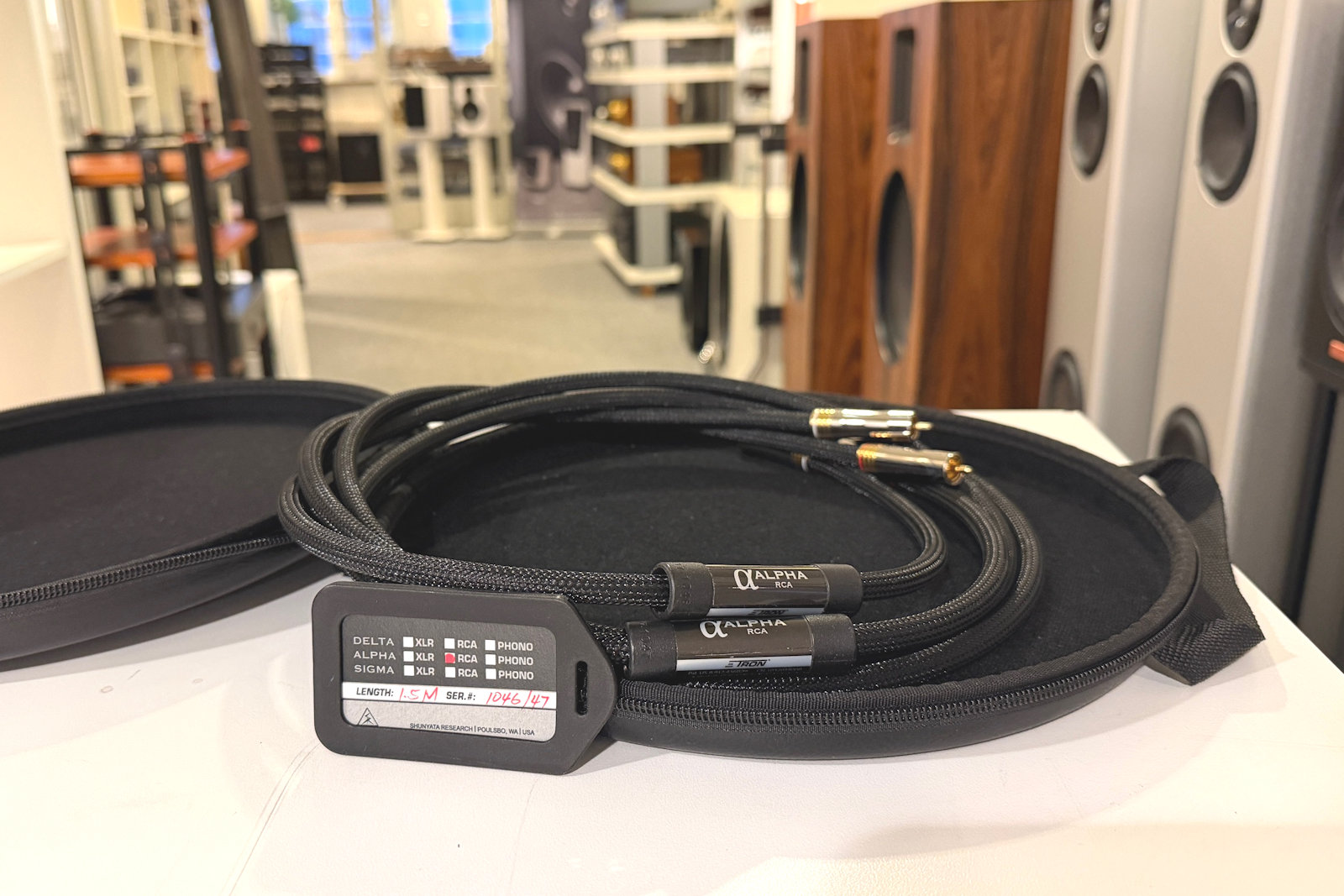 Shunyata Alpha RCA 1,5m - Beg - Akkelis Audio