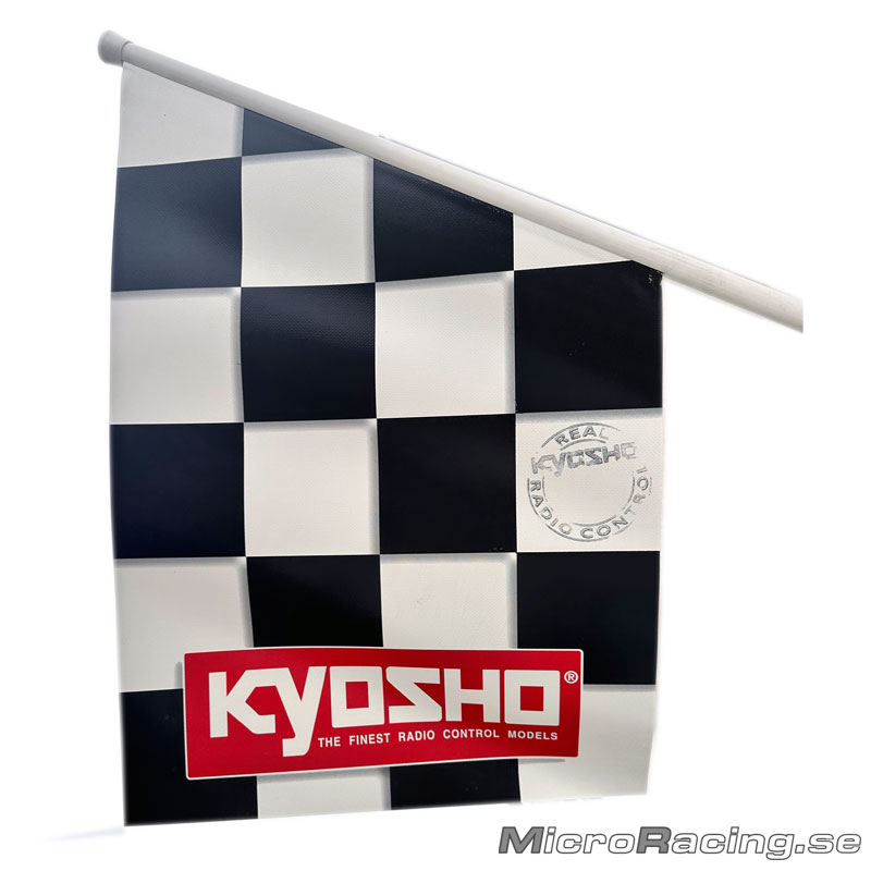 KYOSHO - Flag with Wall Mount, 40x60cm - MicroRacing