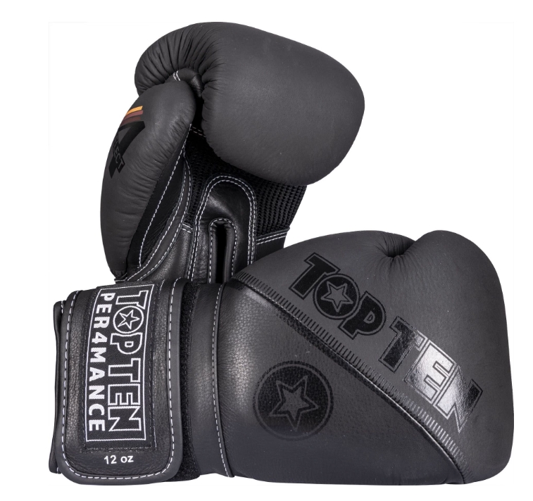 NICOPIASPORT - Topten Boxing glove 4Select Inferno, Black 10 oz