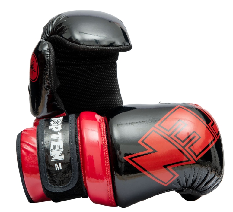 NICOPIASPORT - Topten Open Hand Glossy Block Black/Red XS-L