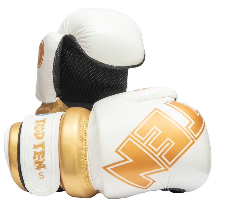 NICOPIASPORT - Topten Open Hand Glossy Block White/Gold XS-L