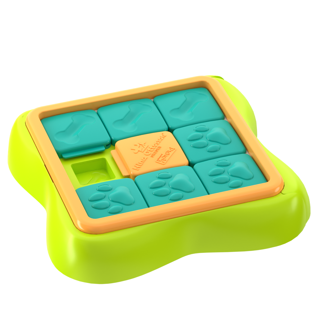 CHALLENGE SLIDER - SMALL - DOG PUZZLE GAME - Nina Ottosson Treat Puzzle ...
