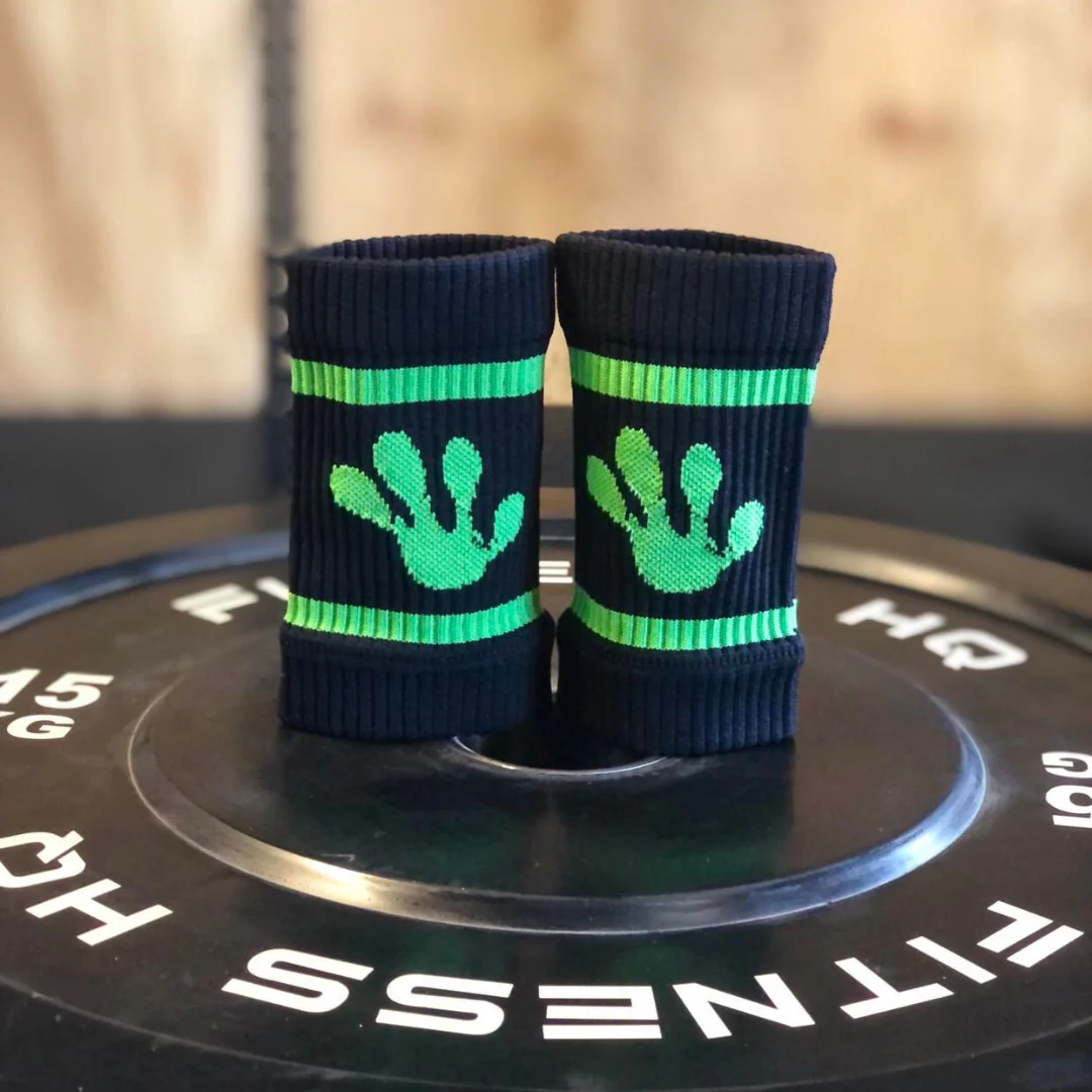 Frog Grips - Sweatbands - 12cm - Green/Black - Burpee Shop