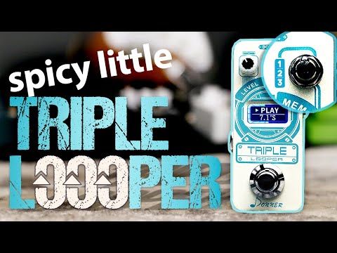 Donner Triple Looper gitarr-pedal - JAM