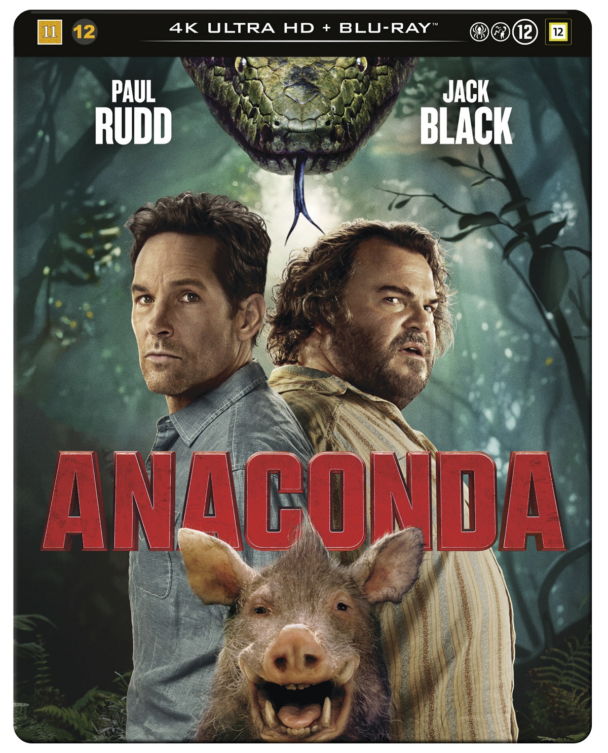 Anaconda (Limited Edition Steelbook) (2025) (4K Ultra HD + Blu-ray ...