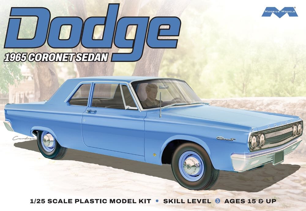 Moebius 2461 1965 Dodge Coronet Sedan 1/25 - Habo Hobby