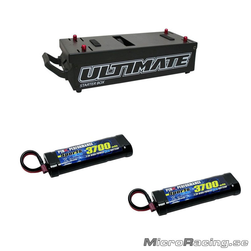 ULTIMATE - Starter Box, Black, 1/8 Off Road + Battery NiMh, Pink Sports ...