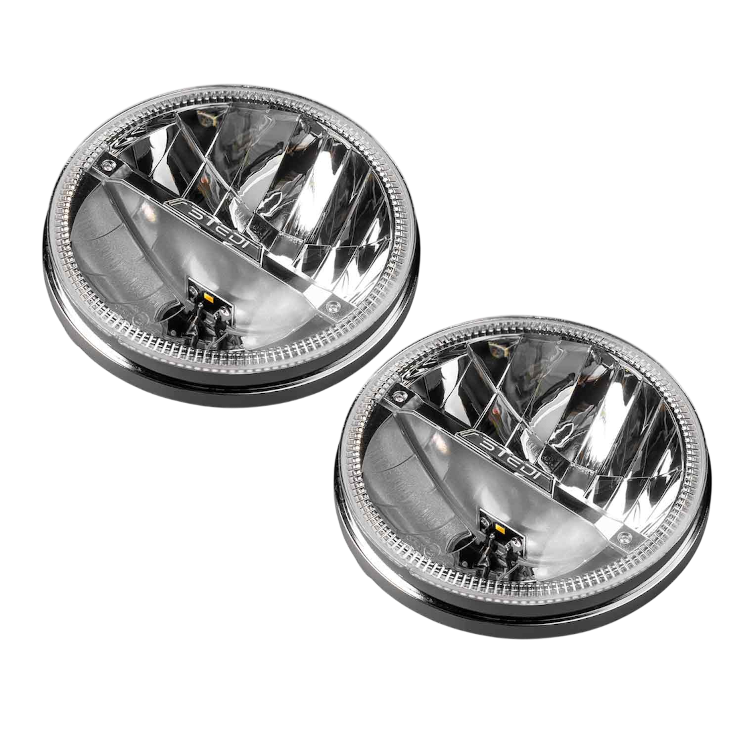 STEDI 7 Inch Homage LED Headlight Chrome 5700K | 2-pack - STEDI Europe
