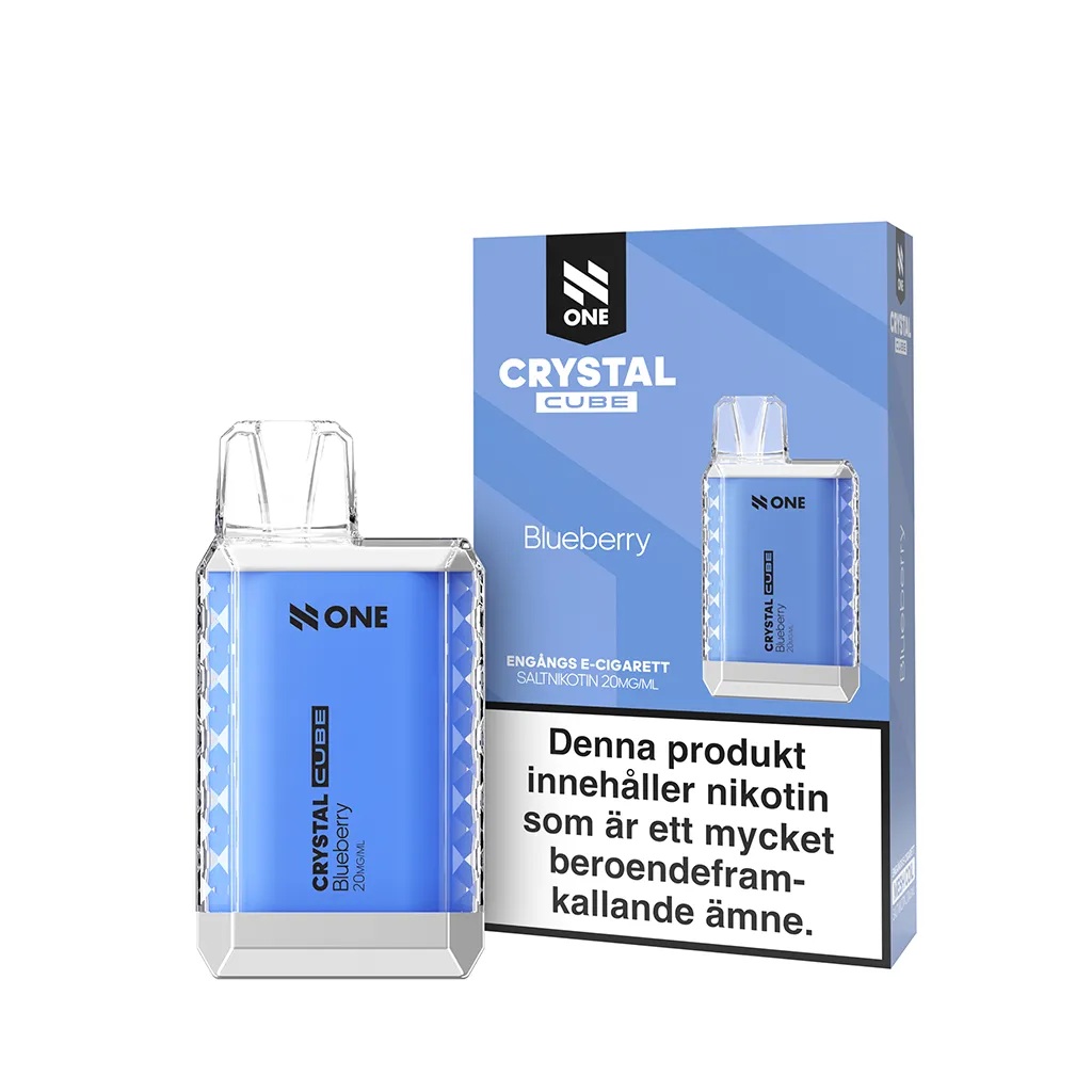 N One Crystal CUBE 20mg - Blueberry - Eciggonline