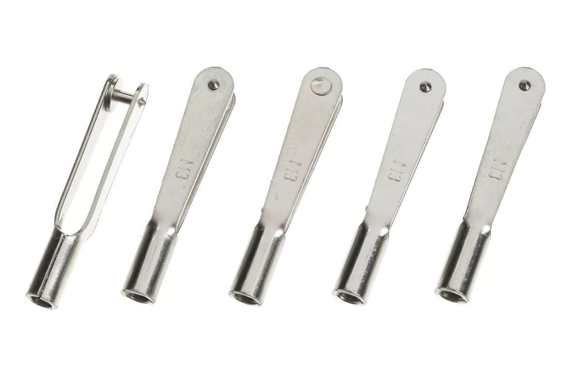 RC Sweden AB - G-Force Metal Clevis - M3 - 5 pcs