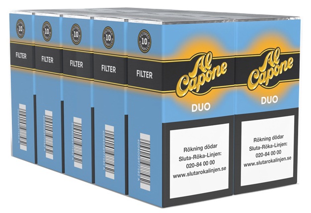 Al Capone Duo Filter Cigariller 10x10p – Köp online
