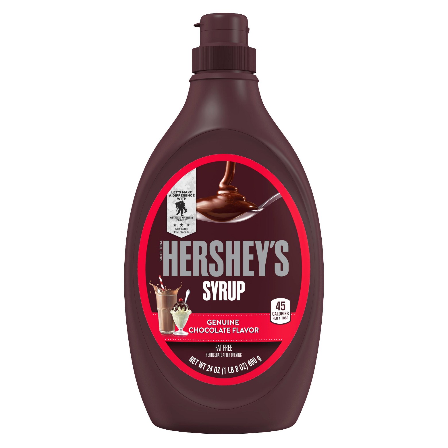 Hershey's Chocolate Syrup 680g 24-pack - Tasty Wholesale
