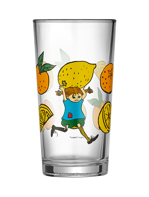 Pippi Långstrump Dricksglas - Lemonad - Nellispresenter