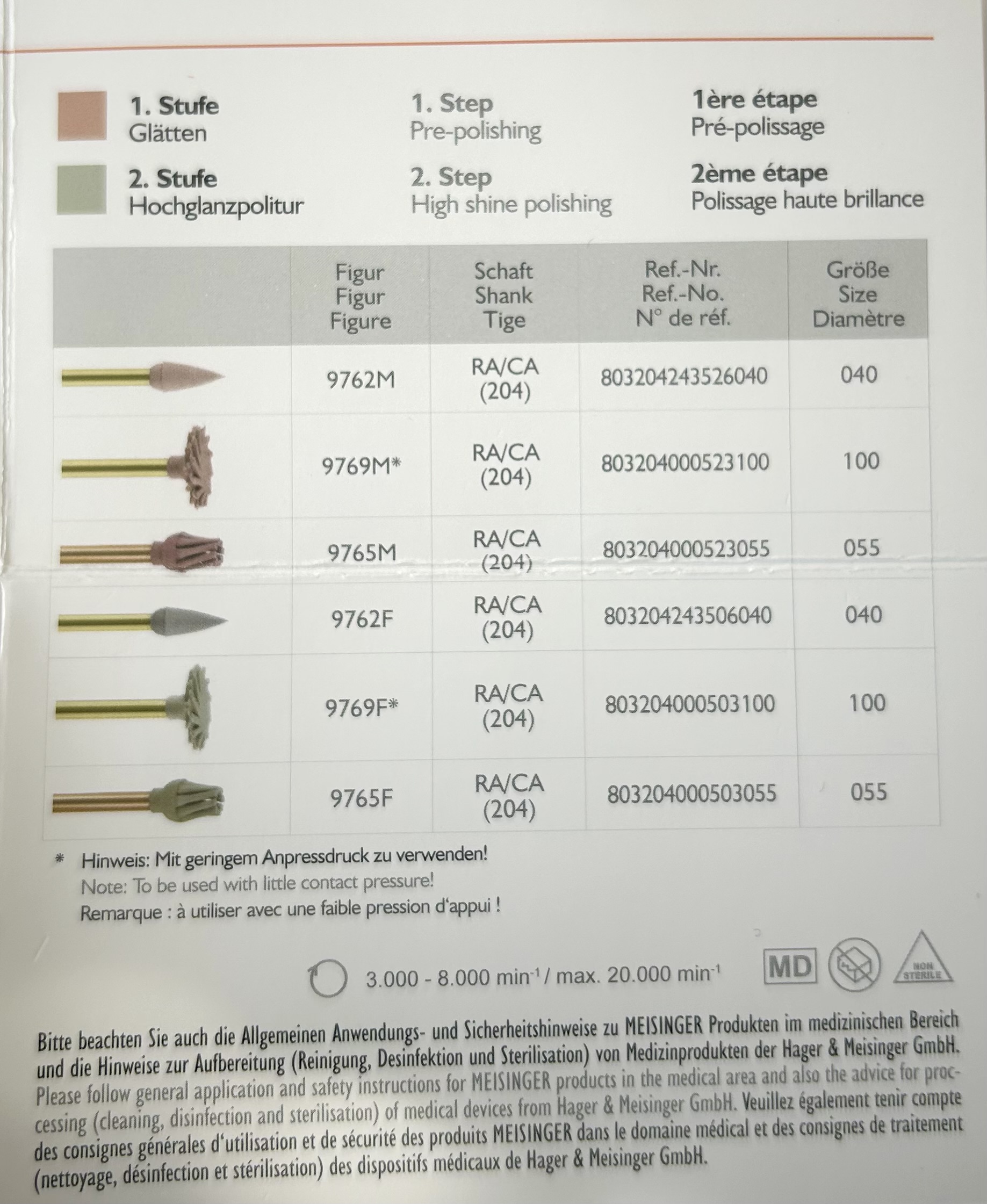 Meisinger Composite Polishing Kit