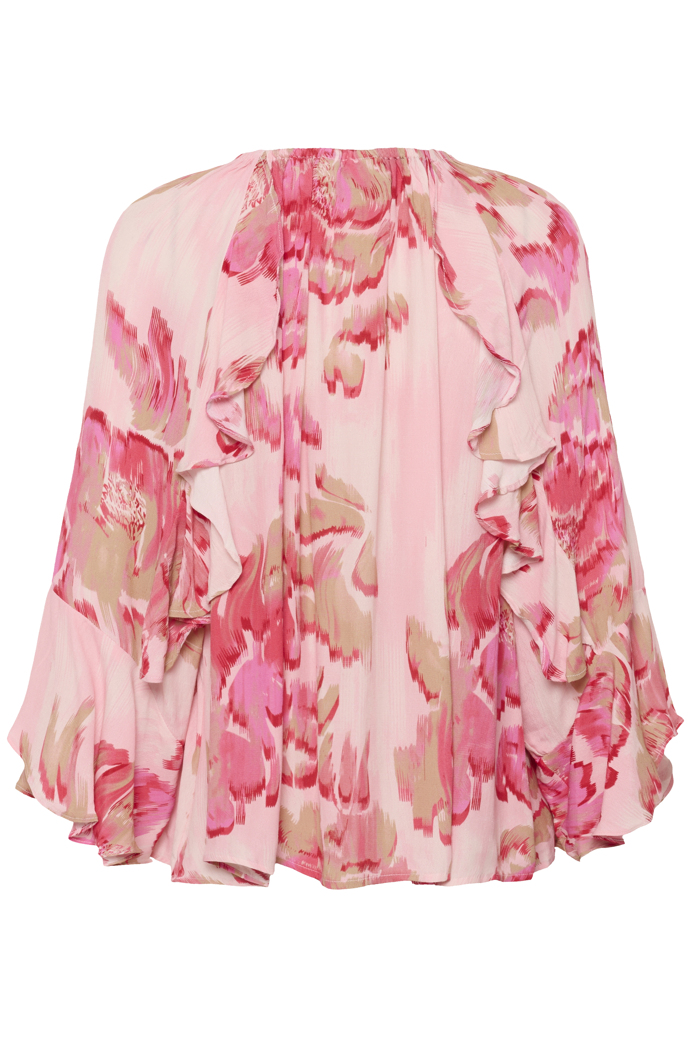Saint Tropez Pollyana Blouse Poppy Shaded Flower - Lilla Smultronstället