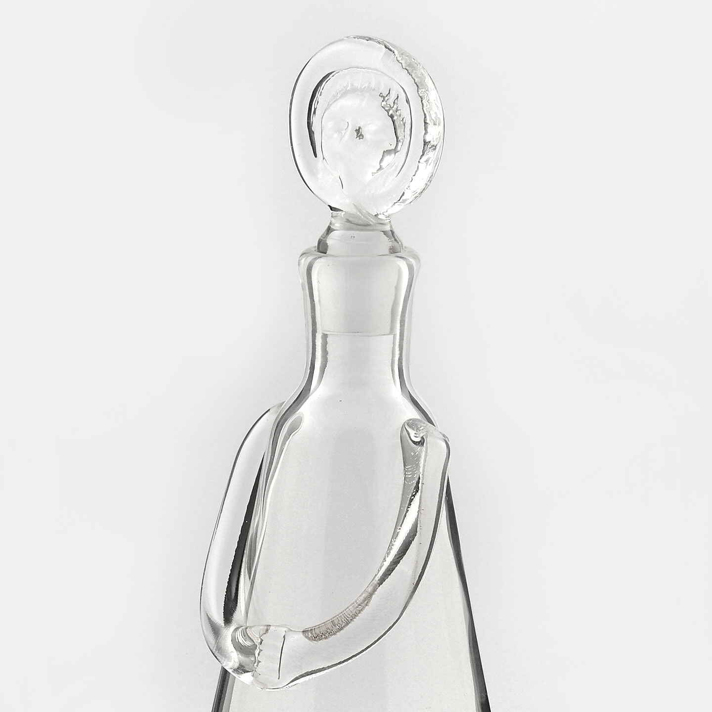 Erik Höglund (People 1957) Clear Sculptural Decanter 29 cm