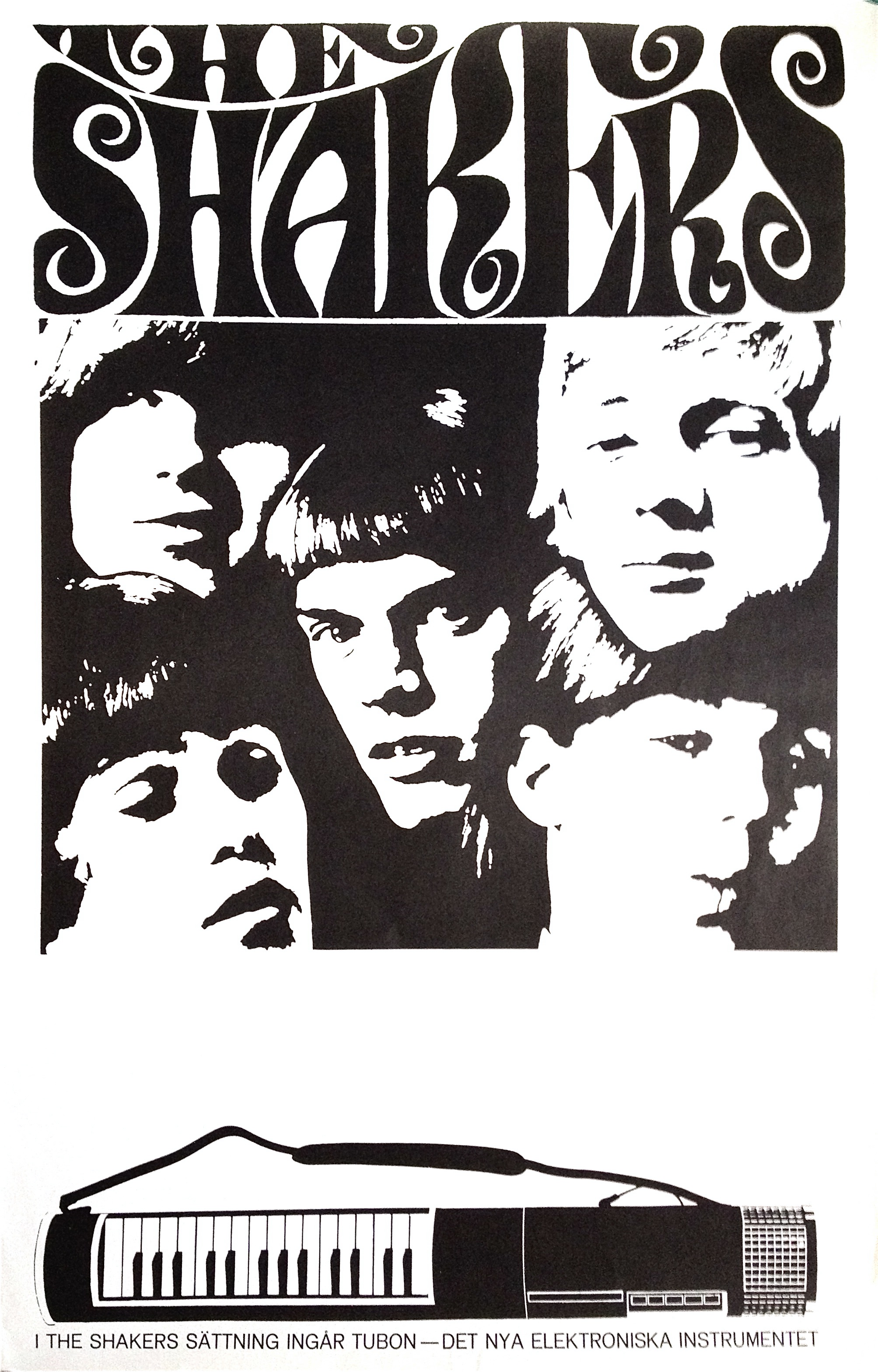 Nostalgipalatset - SHAKERS (1965-66) - Tour poster