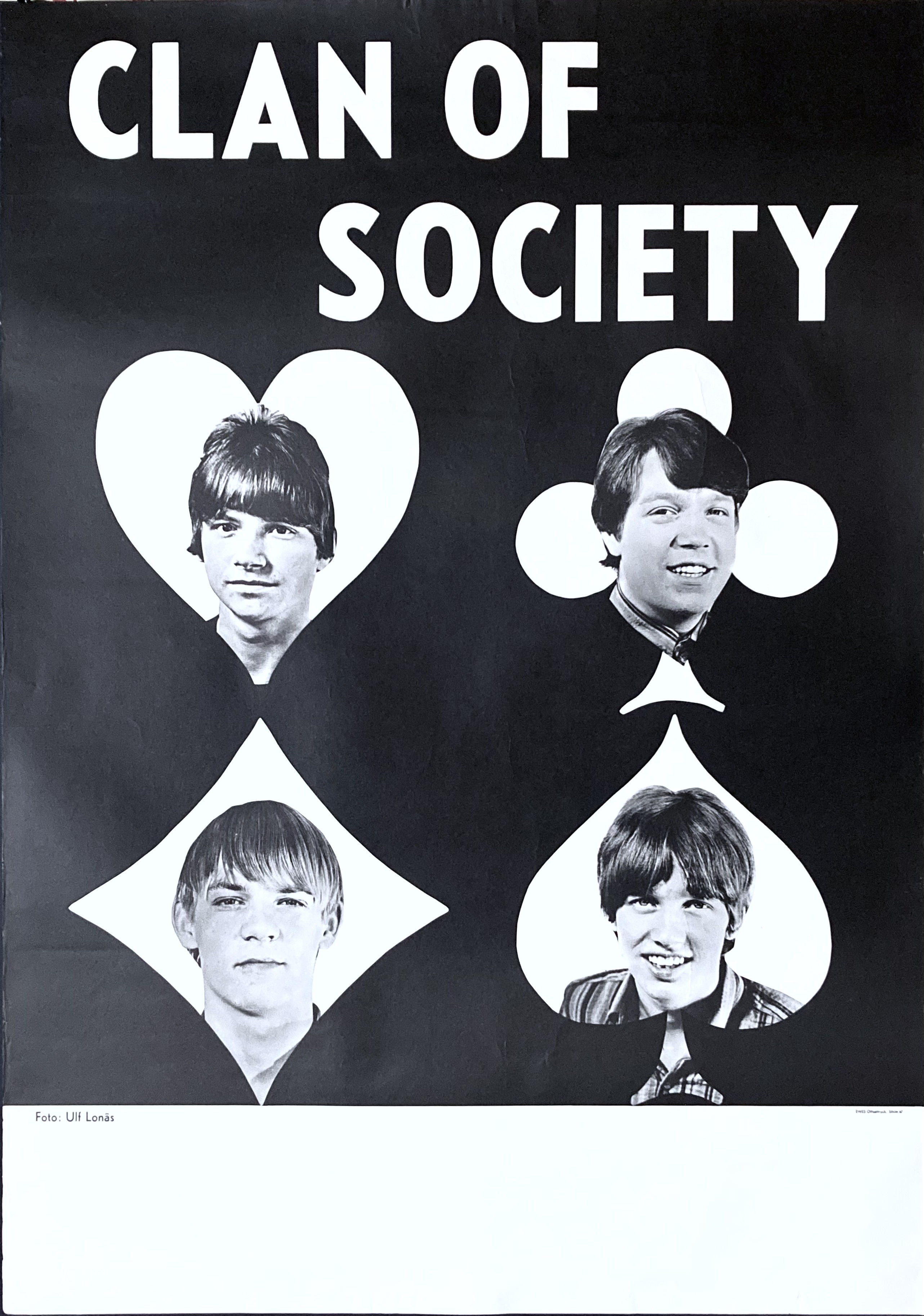 Nostalgipalatset - CLAN OF SOCIETY (1967-68) - Tour poster