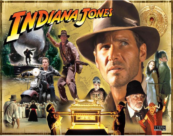 Indiana Jones (Stern) Playfield Kit - Free Play