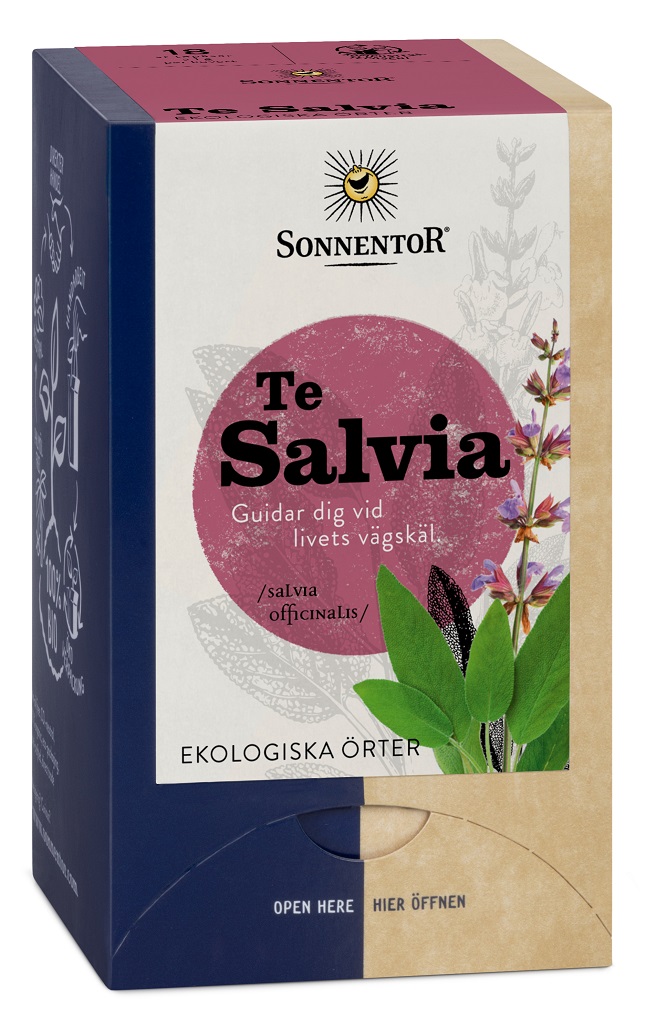 Te Salvia eko 18 påsar Sonnentor - Veda Lila