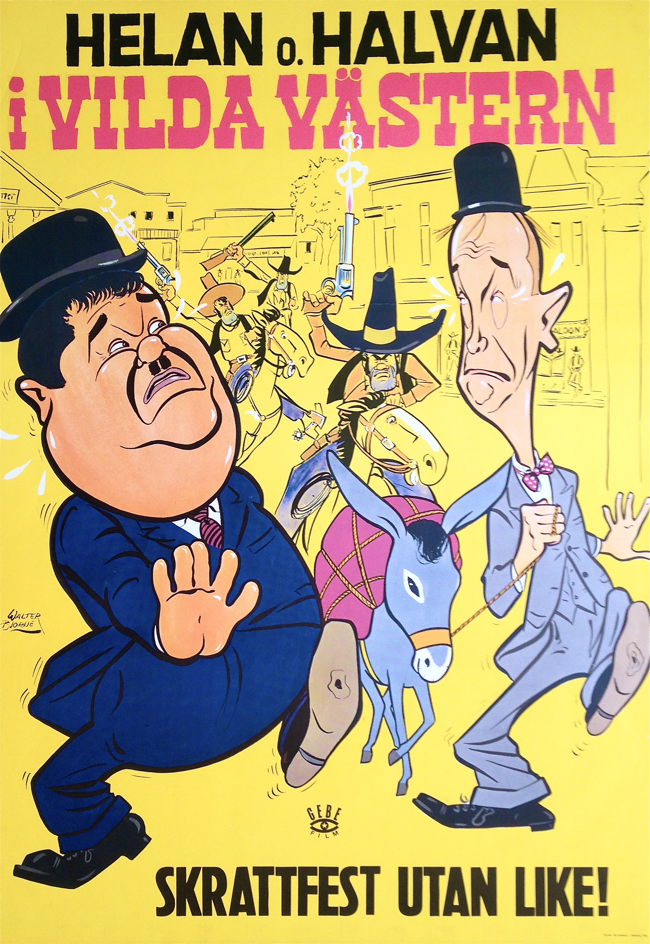 Nostalgipalatset - HELAN & HALVAN I VILDA VÄSTERN (1937)