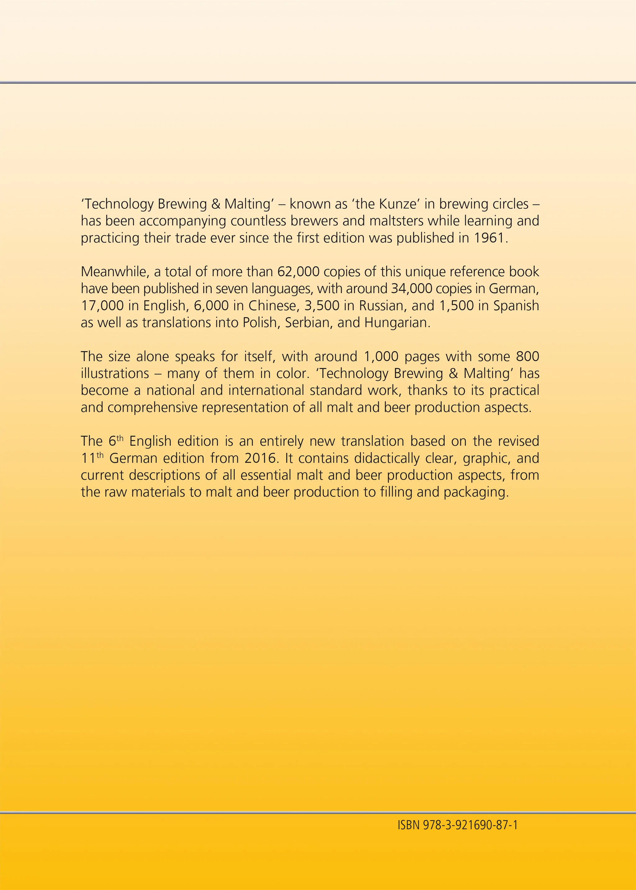 Technology Brewing and Malting - Mr. Malt