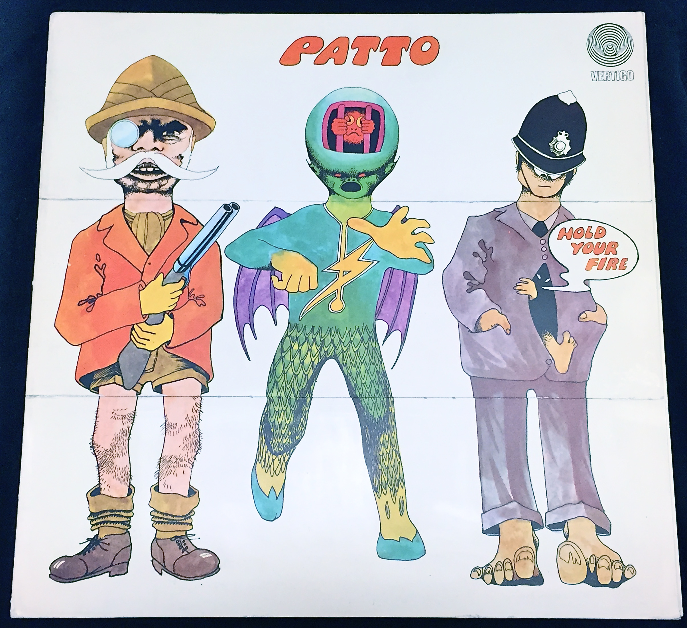 Nostalgipalatset - PATTO - Hold your fire UK-orig Vertigo LP 1971