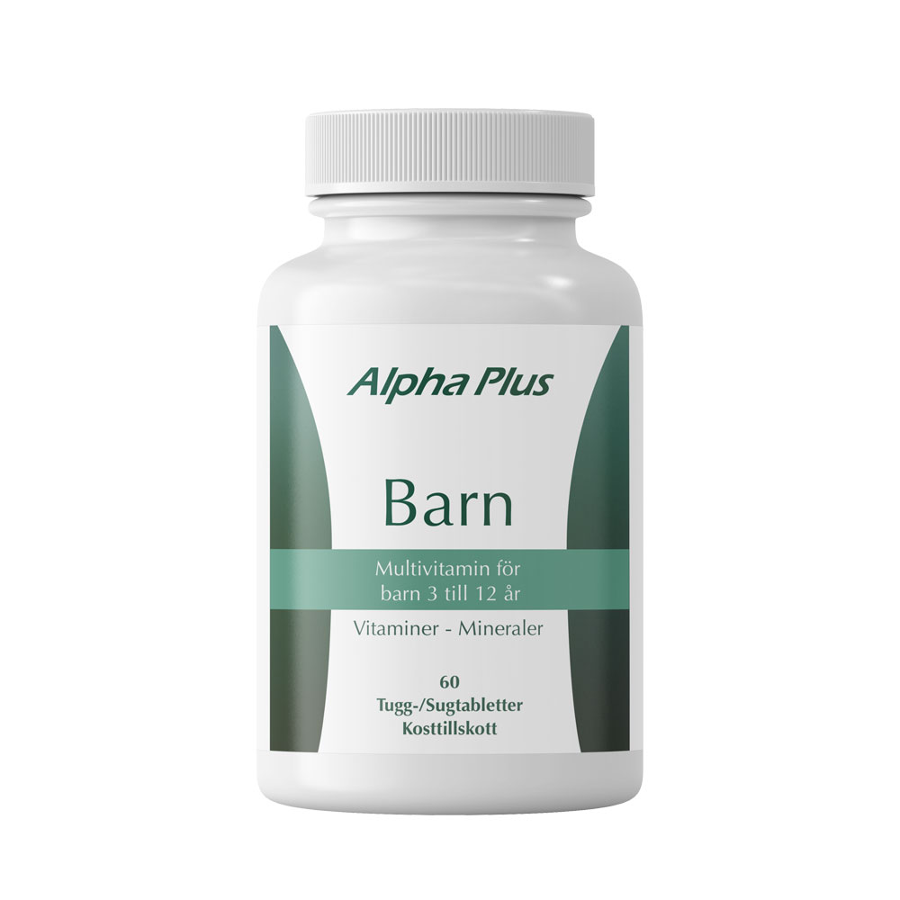 Barn 60 tab Alpha Plus - MåBra Postorder
