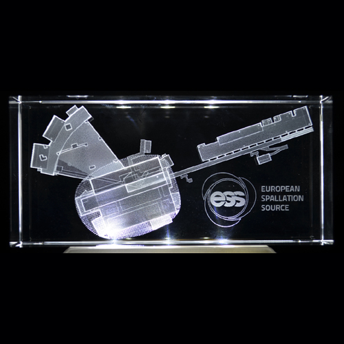 3D Crystal Rectangular Block 20x15x10 cm Standing or lying blocks ...