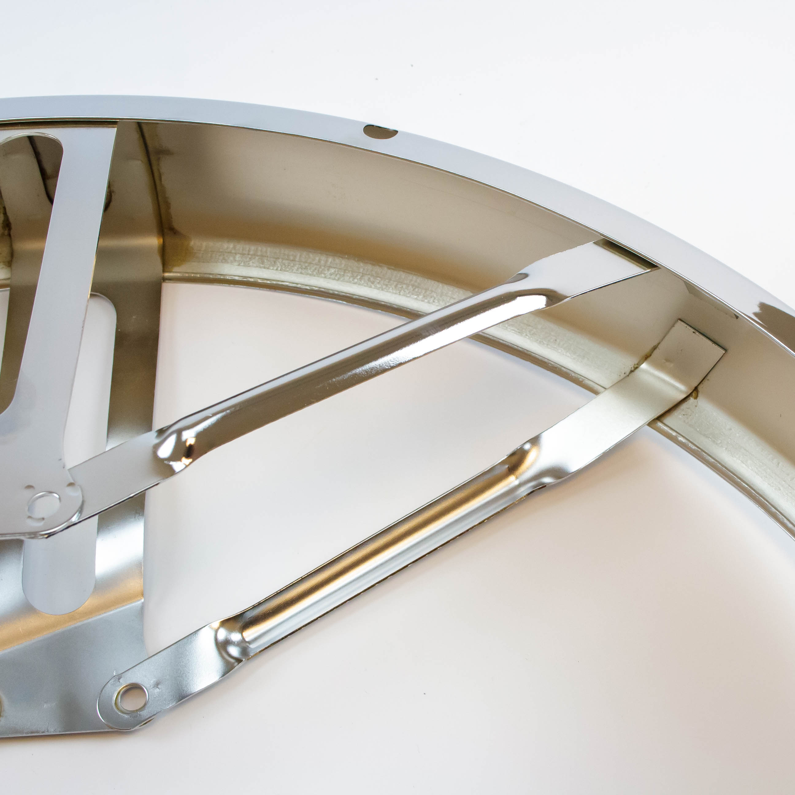 Front fender Chrome Yamaha FS1 DX 1976-79 for disc brake - Mopedrenovering