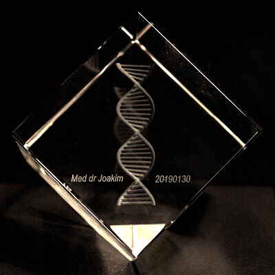 3D Engraving inside Glassblock - Sweden Crystal Design