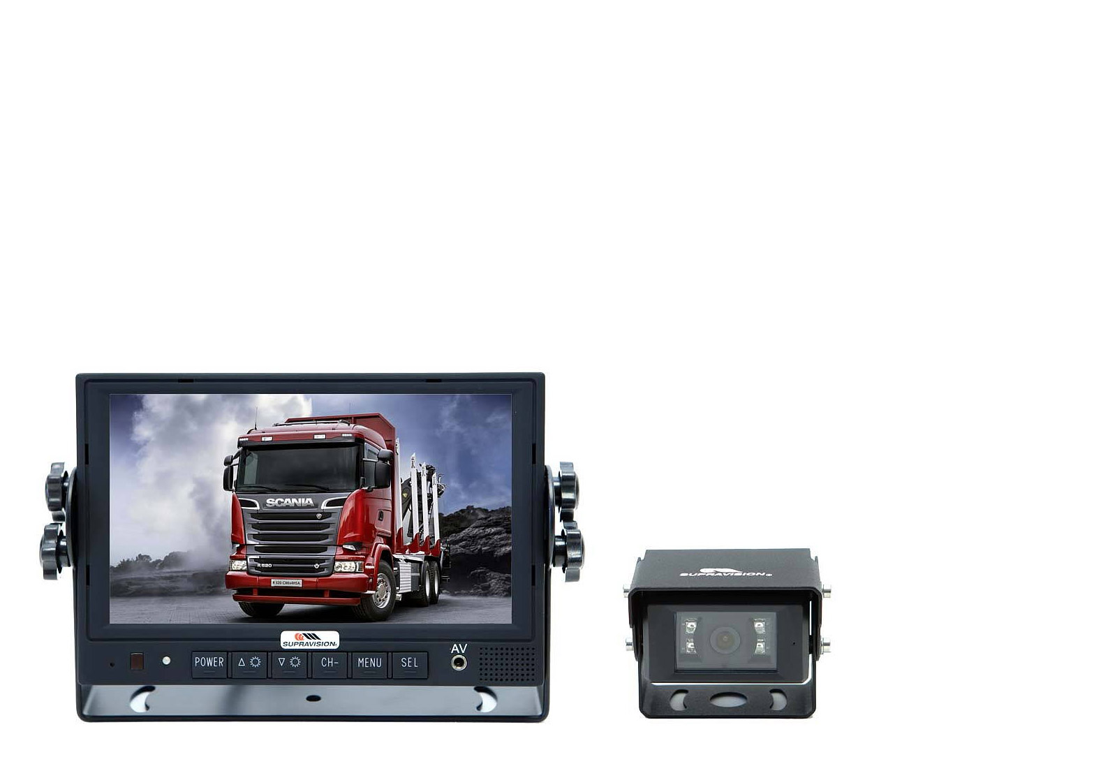 Supravision Paket - C71E - 7 tum Backkamera Paket med mörkersyn ...