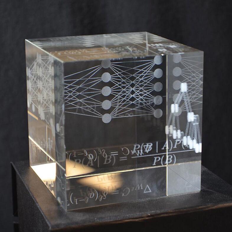 3D Engraving inside Glassblock - Sweden Crystal Design