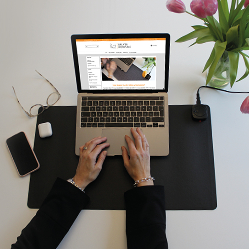 Heated desk pad | Greater Workplace