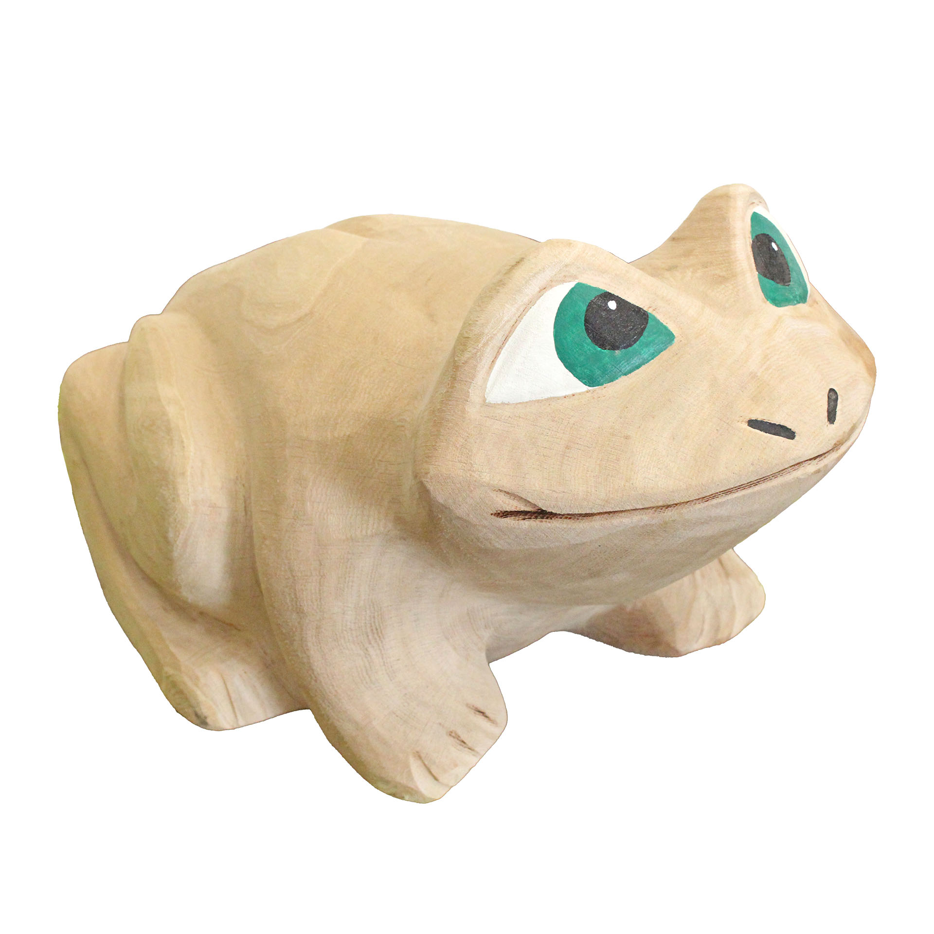 Treskulptur Frosk - Norske Naturlekeplasser