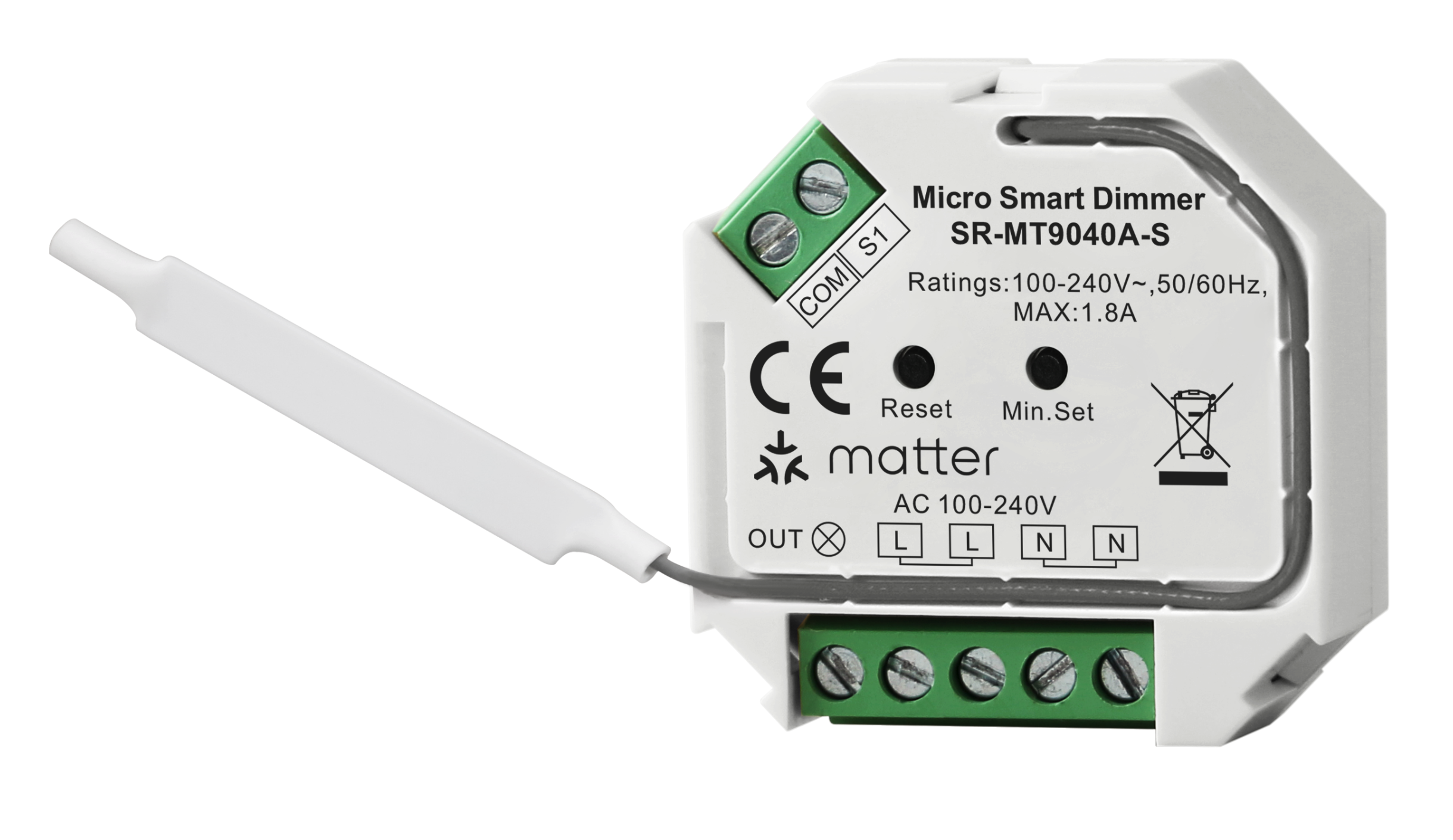 Matter Thread Dimmer för Smarta Hem - Gröna Hus