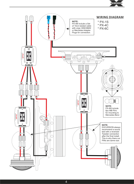 Excursion PX 4C - AVD - Audio Video Design