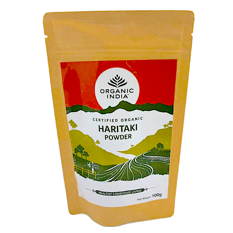 Haritaki Powder Org. 100g, Organic India - AyurvedaButiken