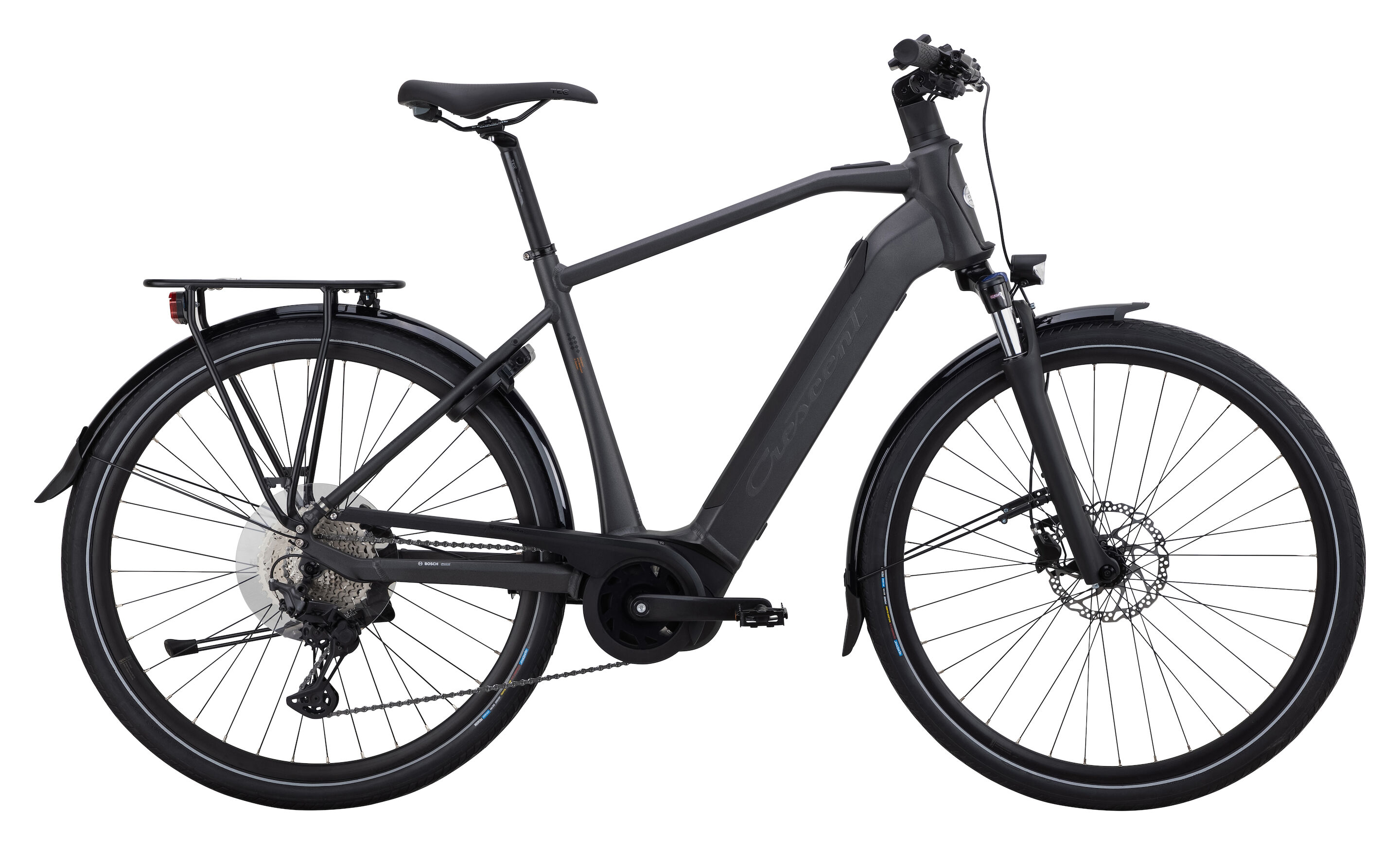 Crescent Elcykel Eli 20 58cm svart matt - Cykelmekano