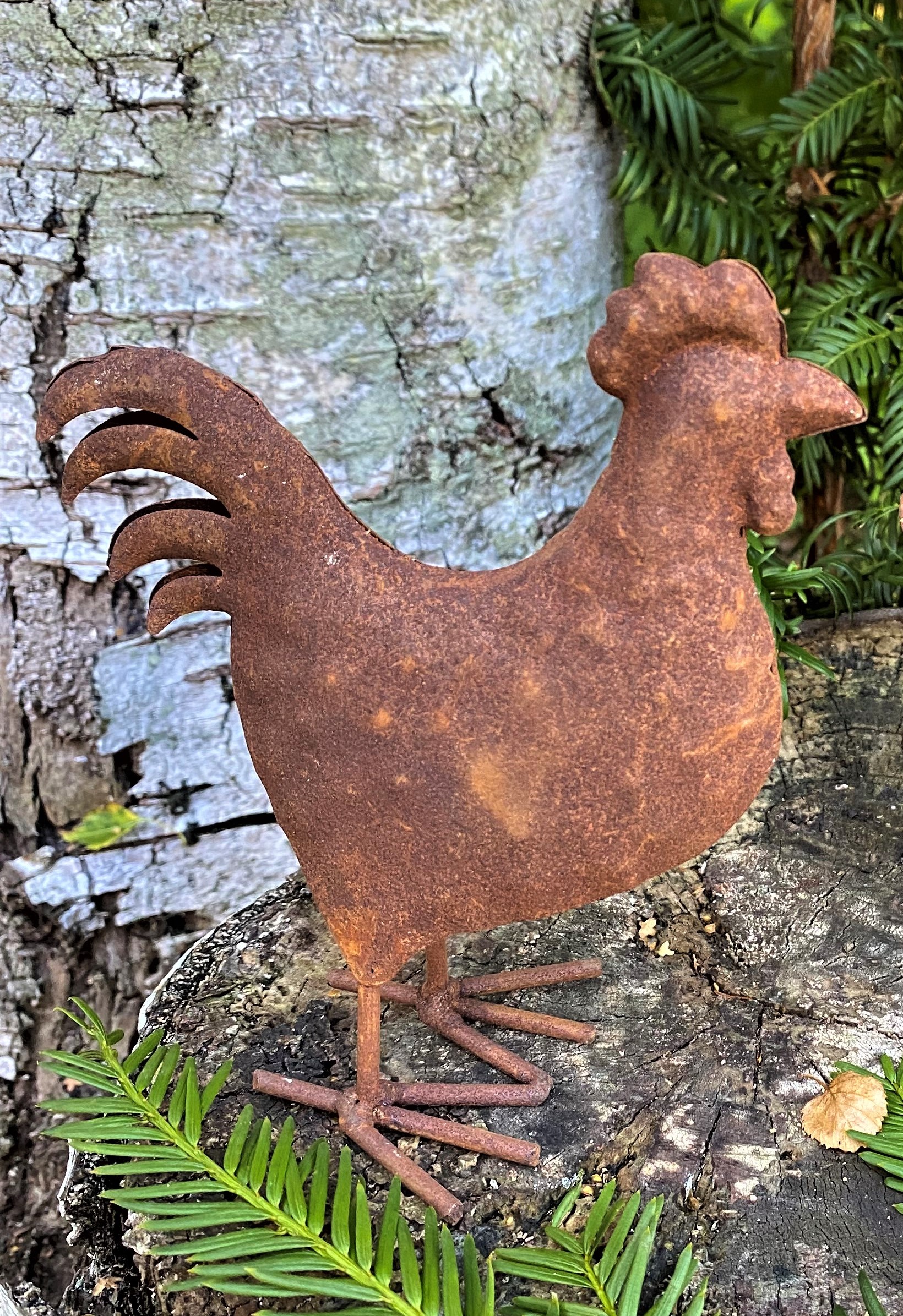 Höna Rostig - 15 cm - Rönnehill Hem & Trädgård