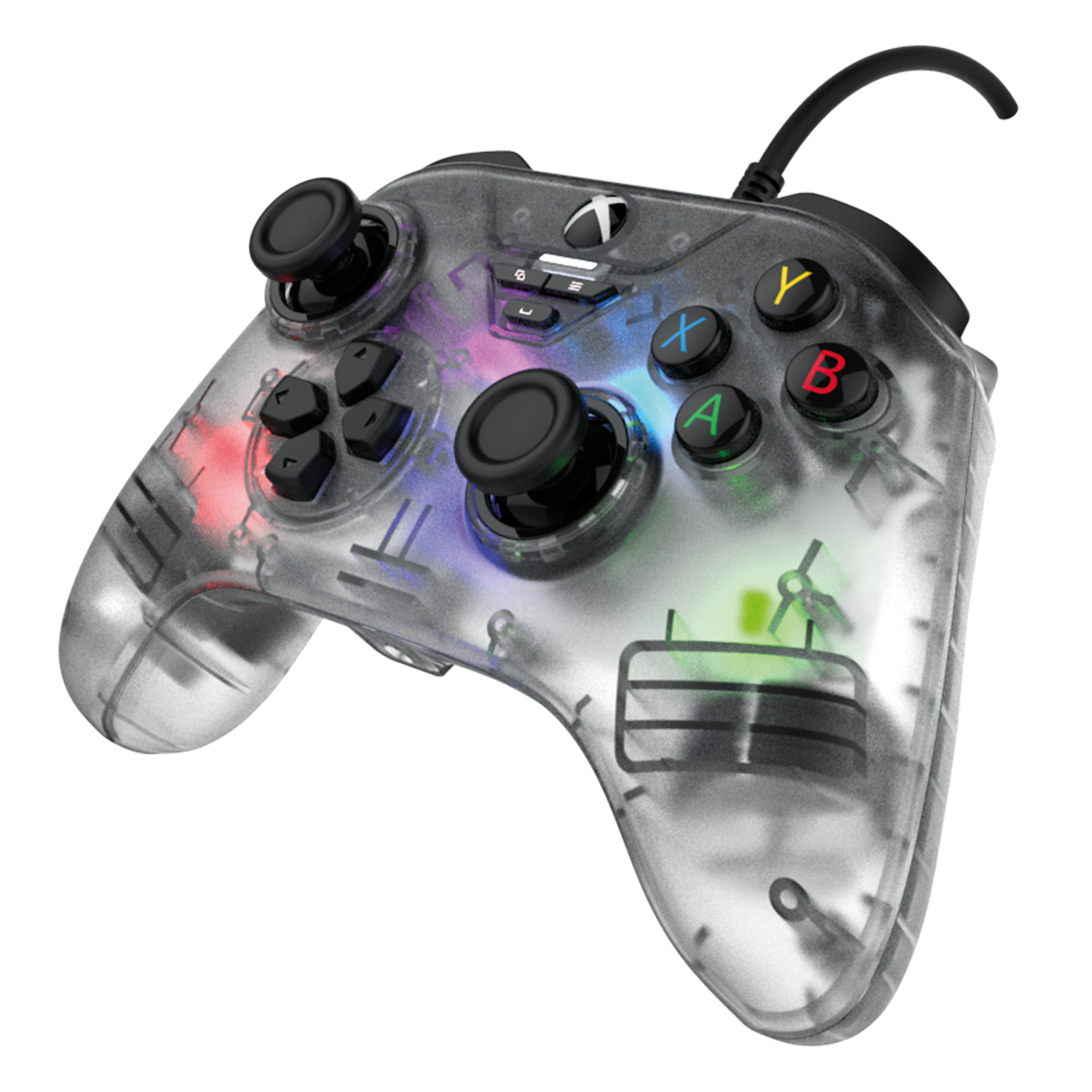 Snakebyte GamePad RGB X Transparent XB/PC - Wendros AB