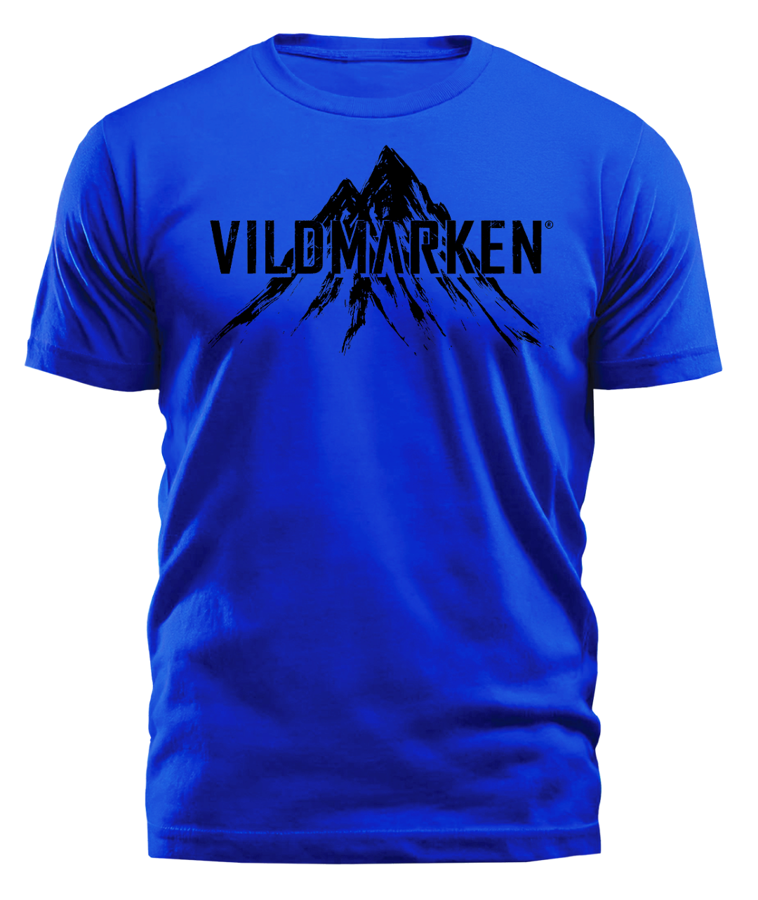 Vildmarken Mountain Peaks blue t-shirt - VILDMARKEN® Brand Store