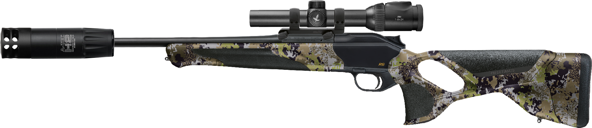 Blaser R8 Ultimate HUNTEC CAMO (Swarovski Optik Z8i 1-8x24 + A-tec H2 ...