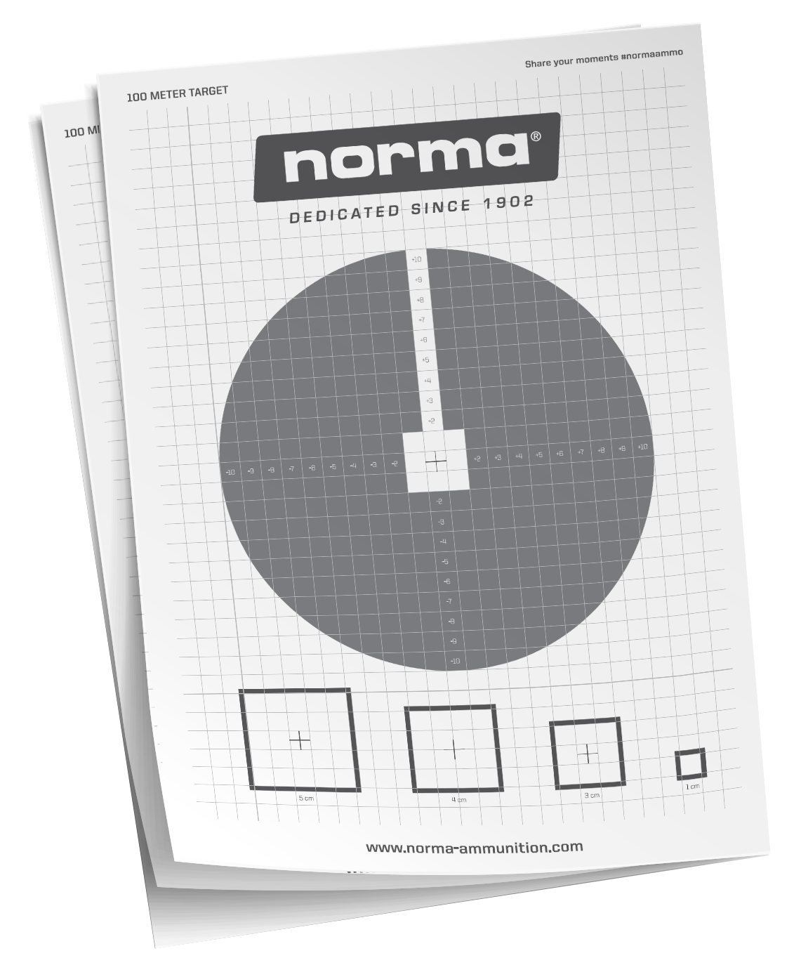 NORMA zeroing target A3 format 10-pack - NORMA® Brand Shop