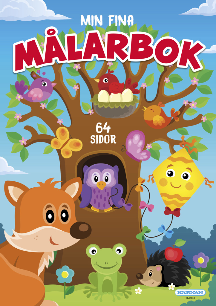 Målarbok Min Fina Målarbok - Leksakshuset